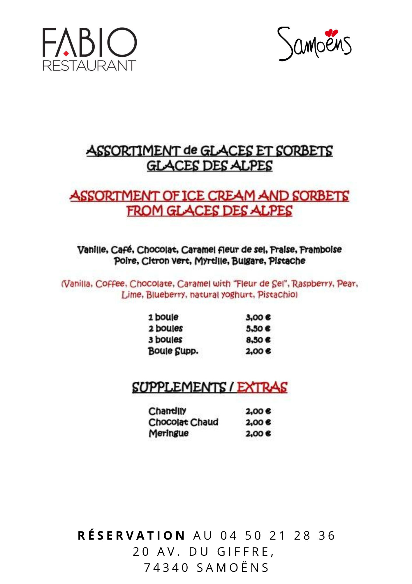 Côté restaurant - Fabio